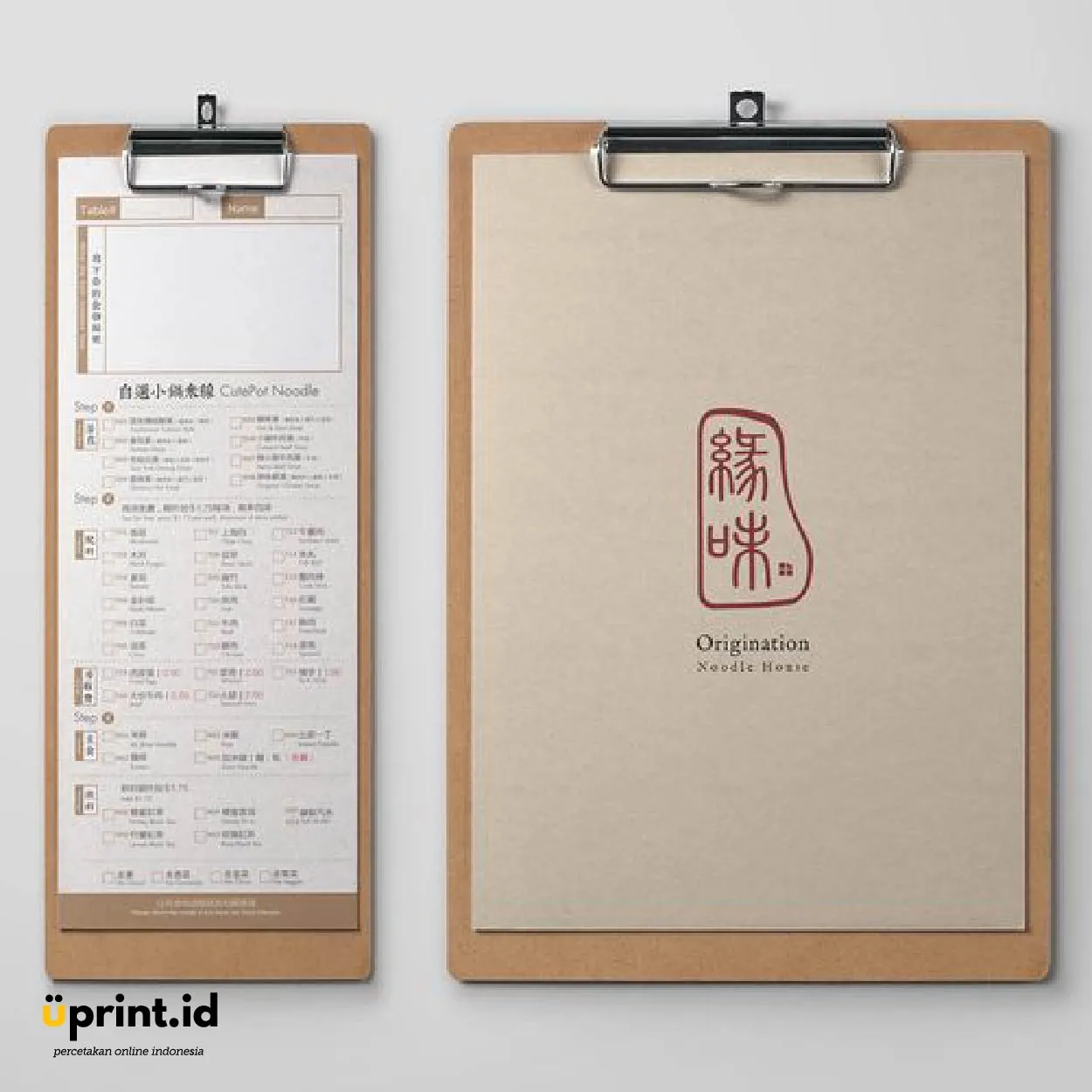 Cetak Buku Menu HARDCOVER, LEMBARAN, & CLIPBOARD MENU untuk Cafe/Resto ...