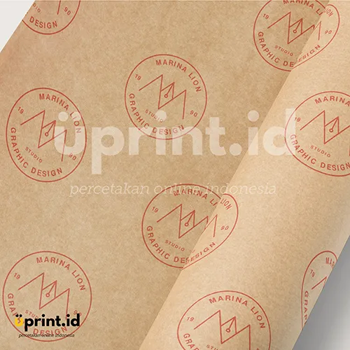 Kertas Pembungkus Custom - Uprint.id