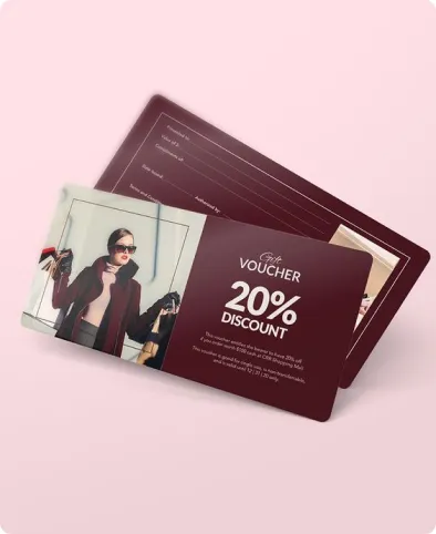 Cetak Voucher Custom - Uprint.id