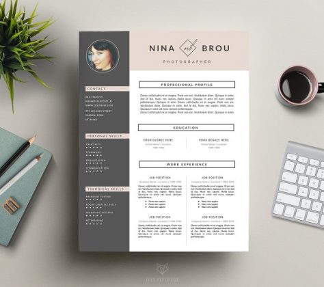 Contoh Desain CV Kreatif yang Dapat Dijadikan Referensi - Uprint.id