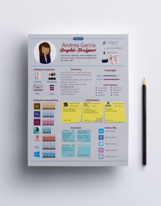 Contoh Desain CV Kreatif yang Dapat Dijadikan Referensi - Uprint.id