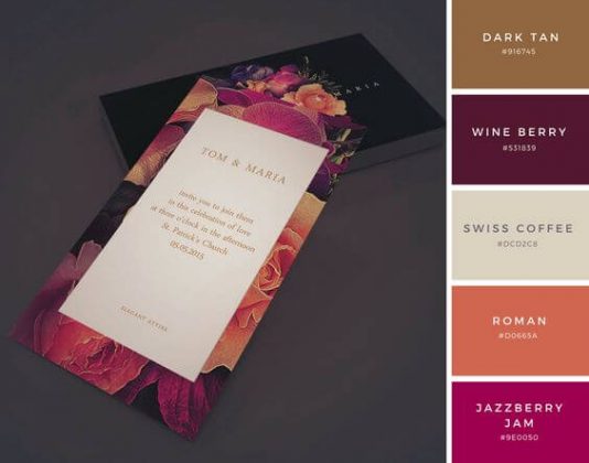 Kombinasi Warna Undangan Pernikah yang Trend di Tahun 2019 - Uprint.id