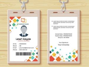 Desain ID Card untuk Perusahaan atau Corporate - Uprint.id